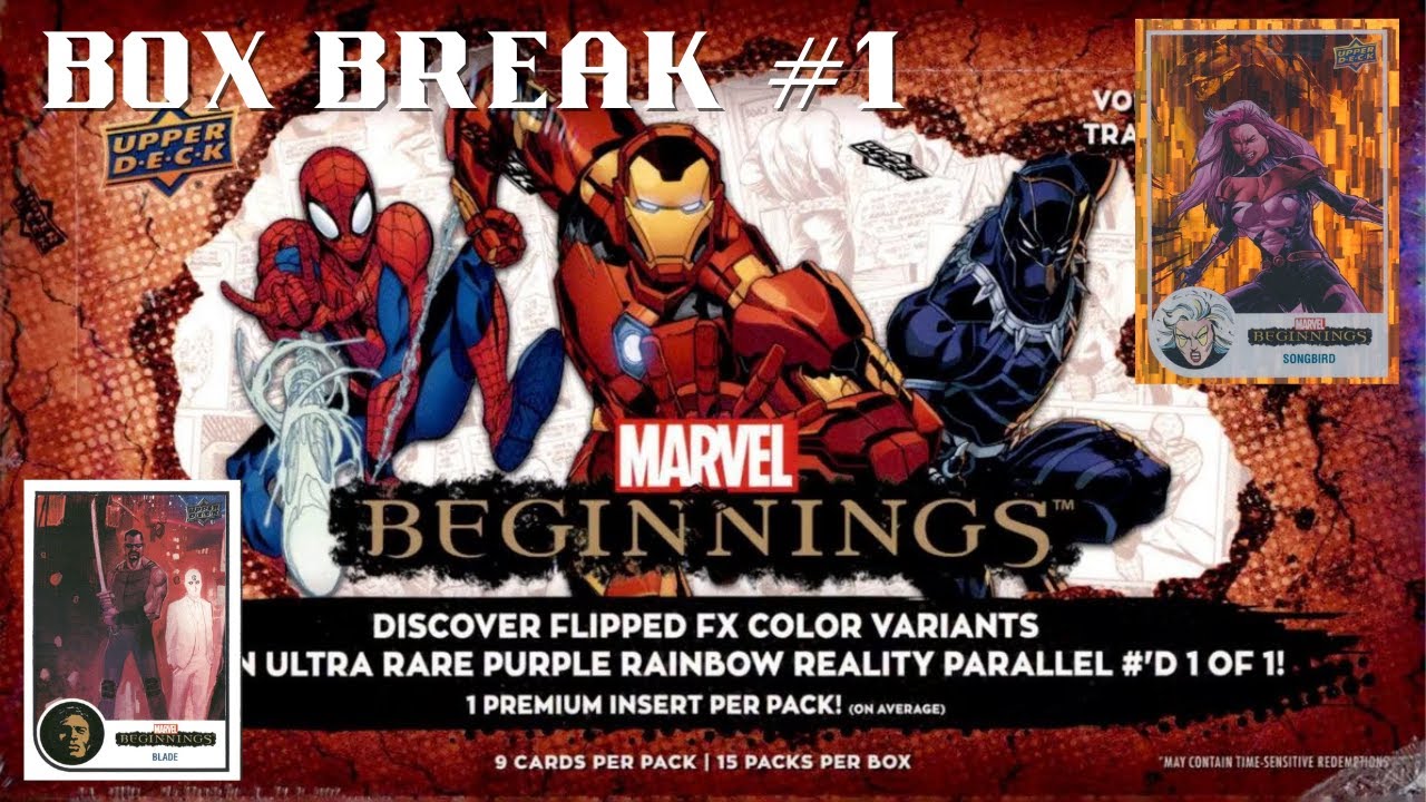 Marvel Beginnings Volume 2 Series 1 - Hobby Box Break #1 - YouTube