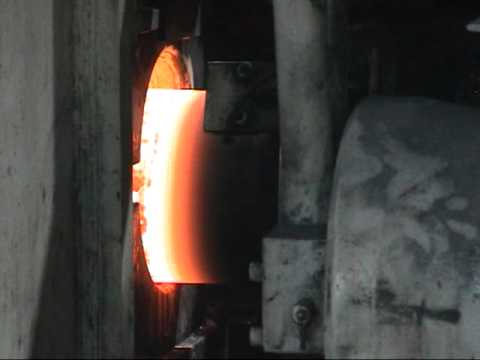 Forging of shell for accumulator - YouTube