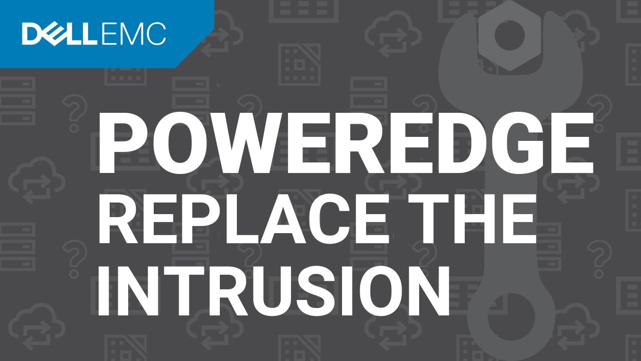 How to remove and install the intrusion switch module on PowerEdge ...