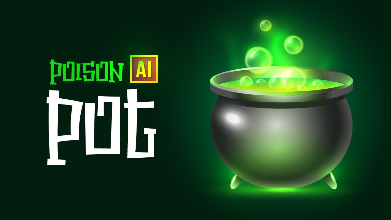 HOW TO DRAW A POISON POT IN CARTOON STYLE IN ADOBE ILLUSTRATOR - YouTube