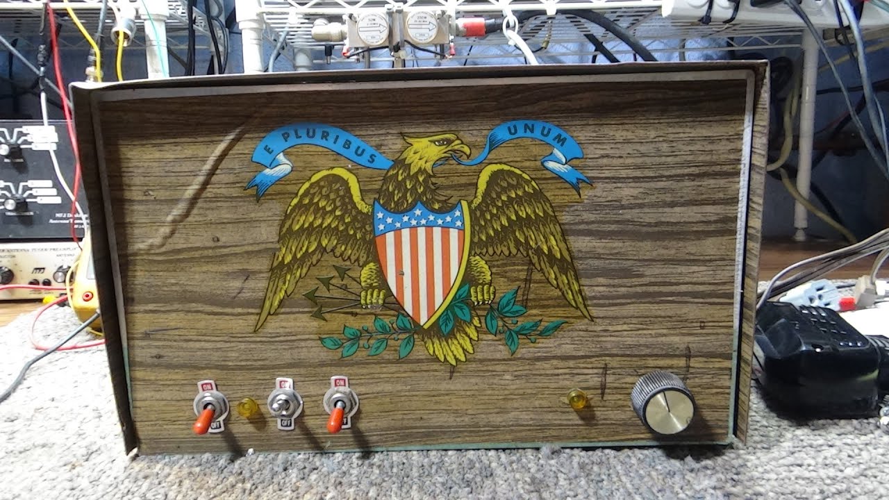 Maco surprise amplifier up and going on the bench - YouTube