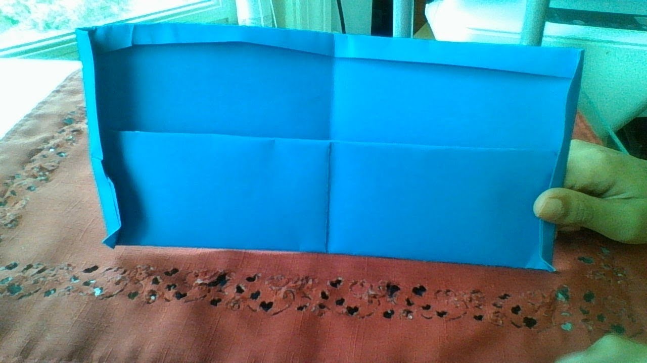 How to make a easy Paper Wallet-Tutorial - YouTube