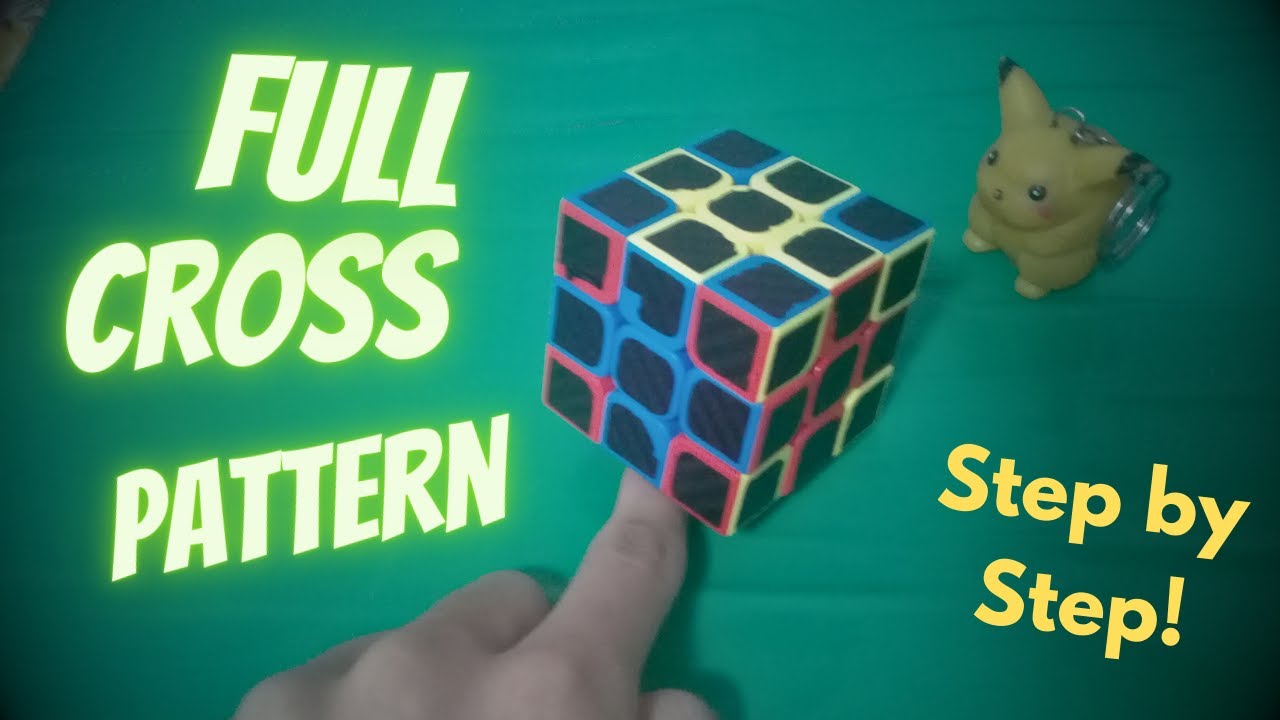 How to do the Full Cross Pattern - Step by Step on a 3x3 Rubik`s Cube ...