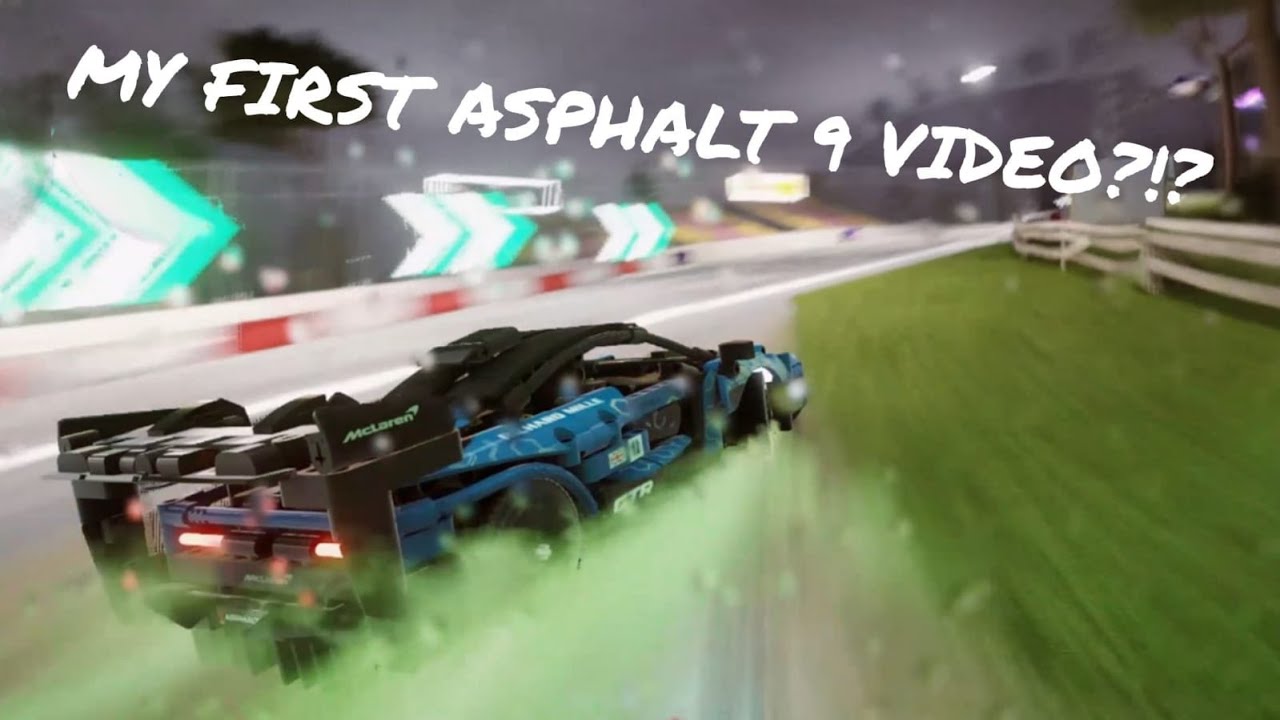 MY FIRST ASPHALT 9 VIDEO!!! Asphalt 9 Lego Technic McLaren Senna GTR ...