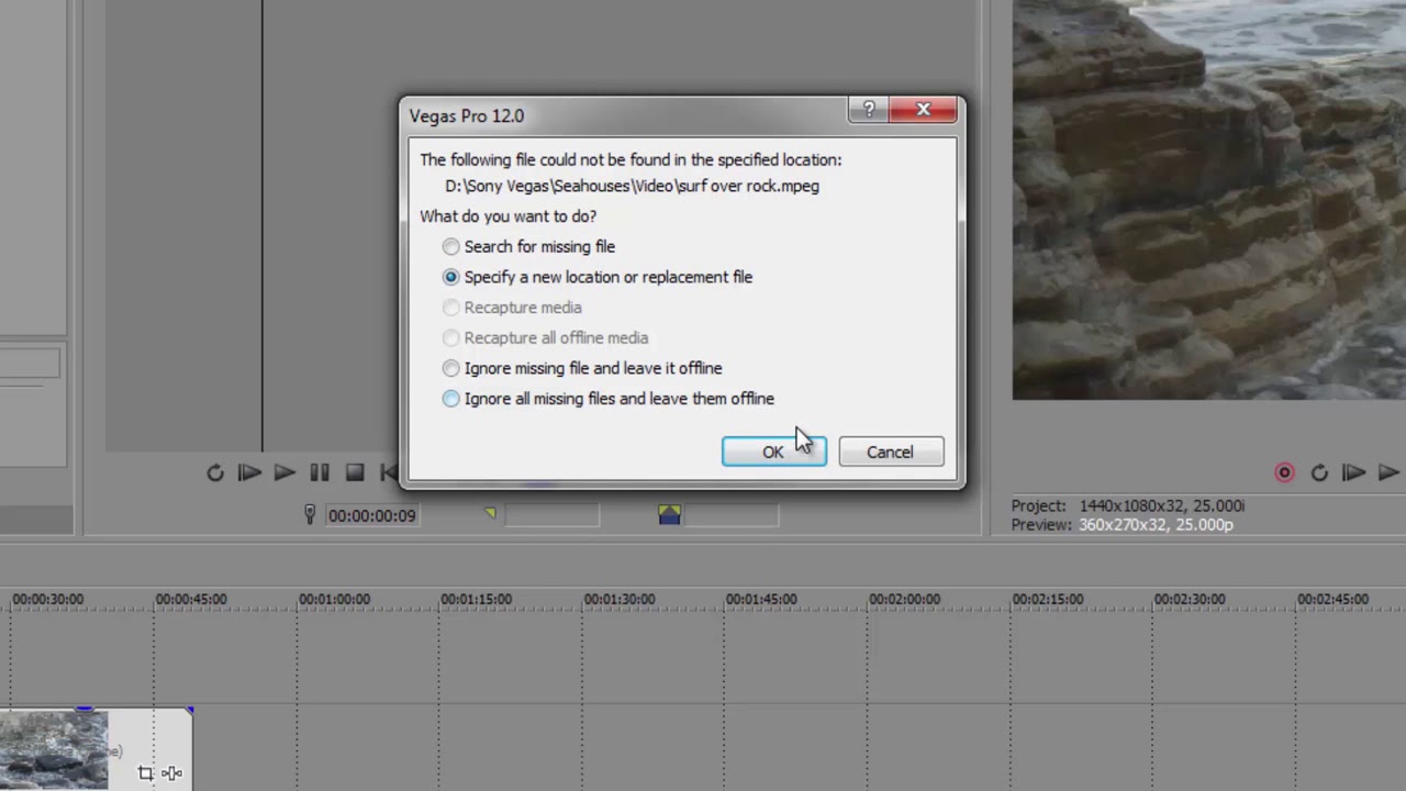 Sony Vegas Pro 2 Organising Your Assets Creating and Saving Projects ...