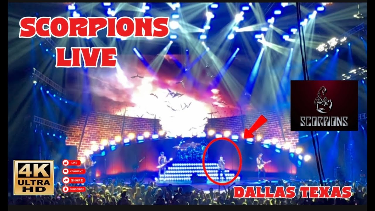 SCORPIONS --LIVE AT DALLAS TEXAS 4K UHD 07 30 2025– - YouTube