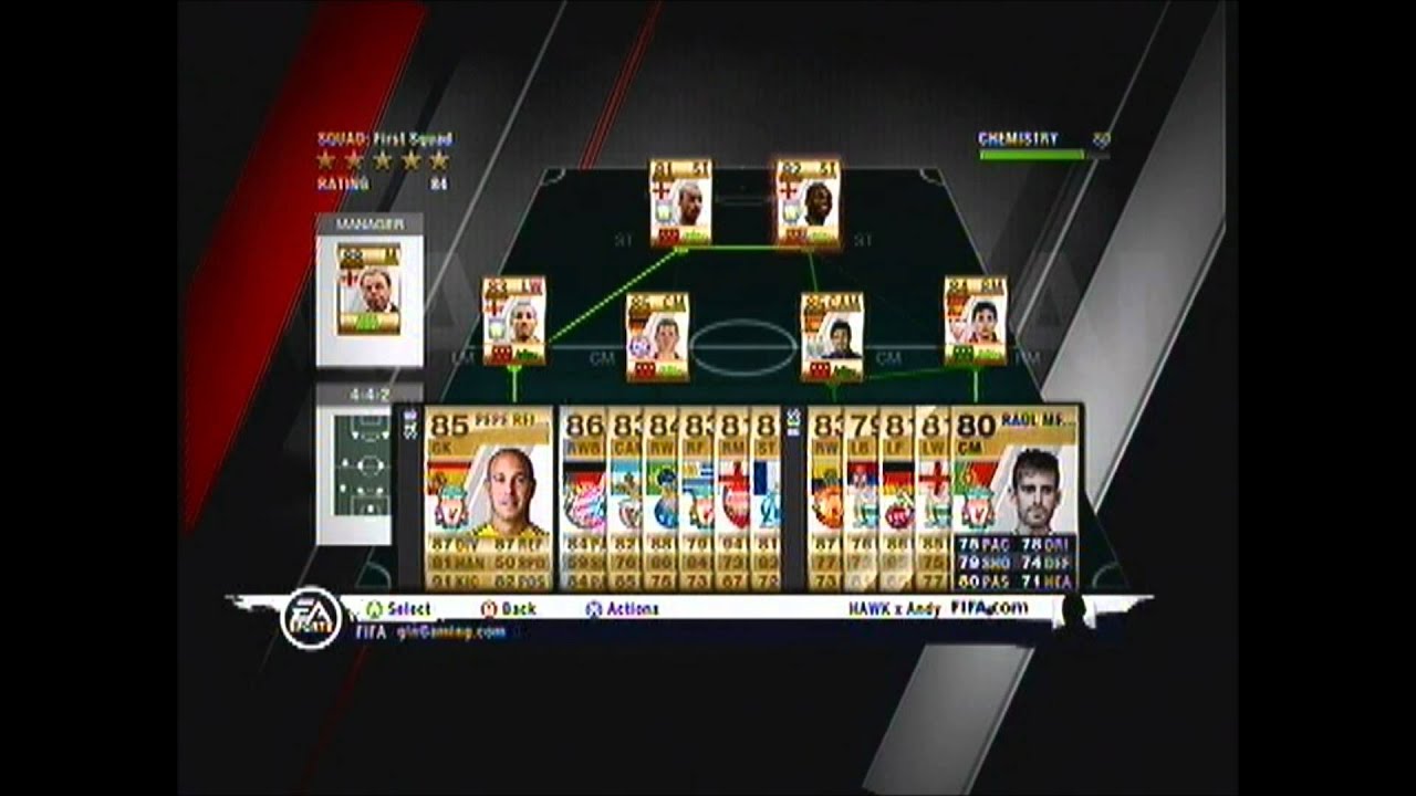 FIFA 11 My Gold Ultimate Team June 2011 - YouTube