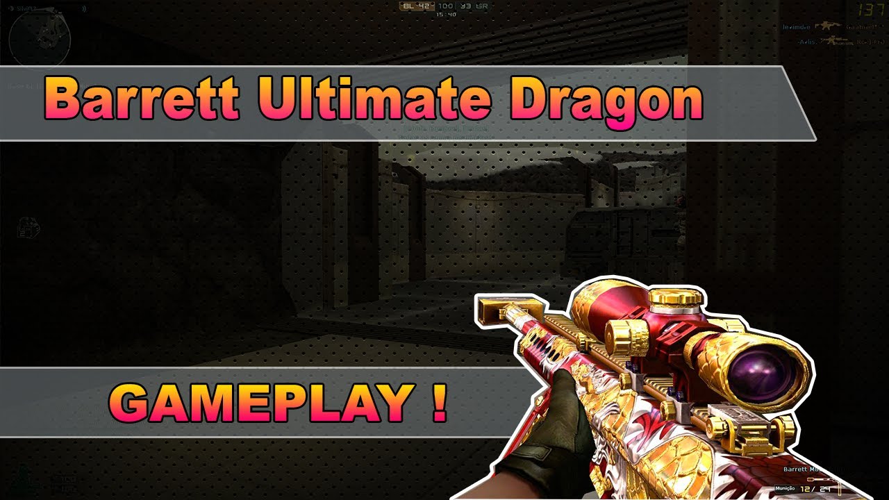 EDIT CROSSFIRE AL/BARRET M82A1-ULTIMATE DRAGON - YouTube