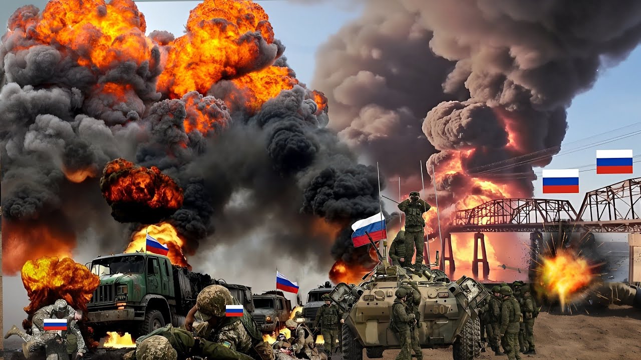 August 5th, Russian Invasion Ends! Russian Vehicle Bombed by US Forces ...