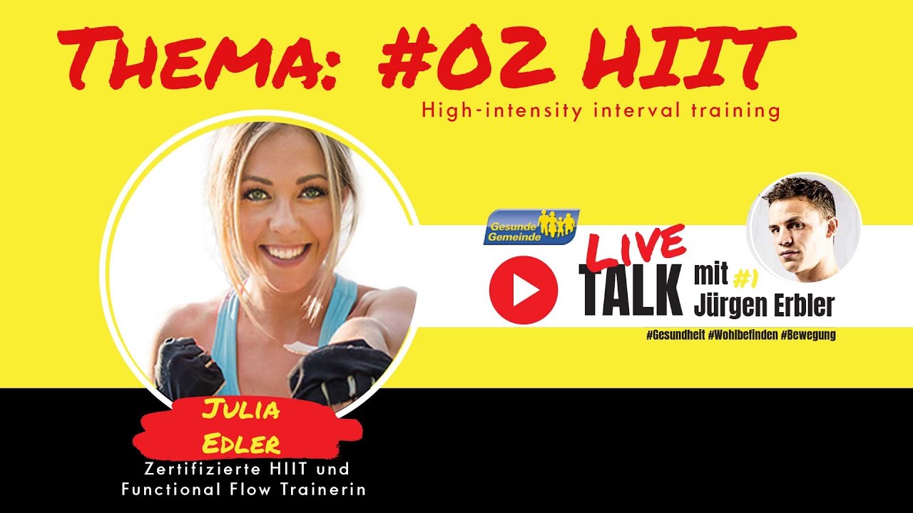 #02 HIIT Live Talk mit Julia Edler - YouTube
