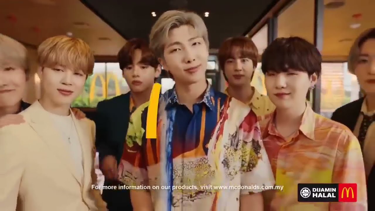 BTS X MCDONALD'S (BTS McDo Meal Commercial Ad) - YouTube