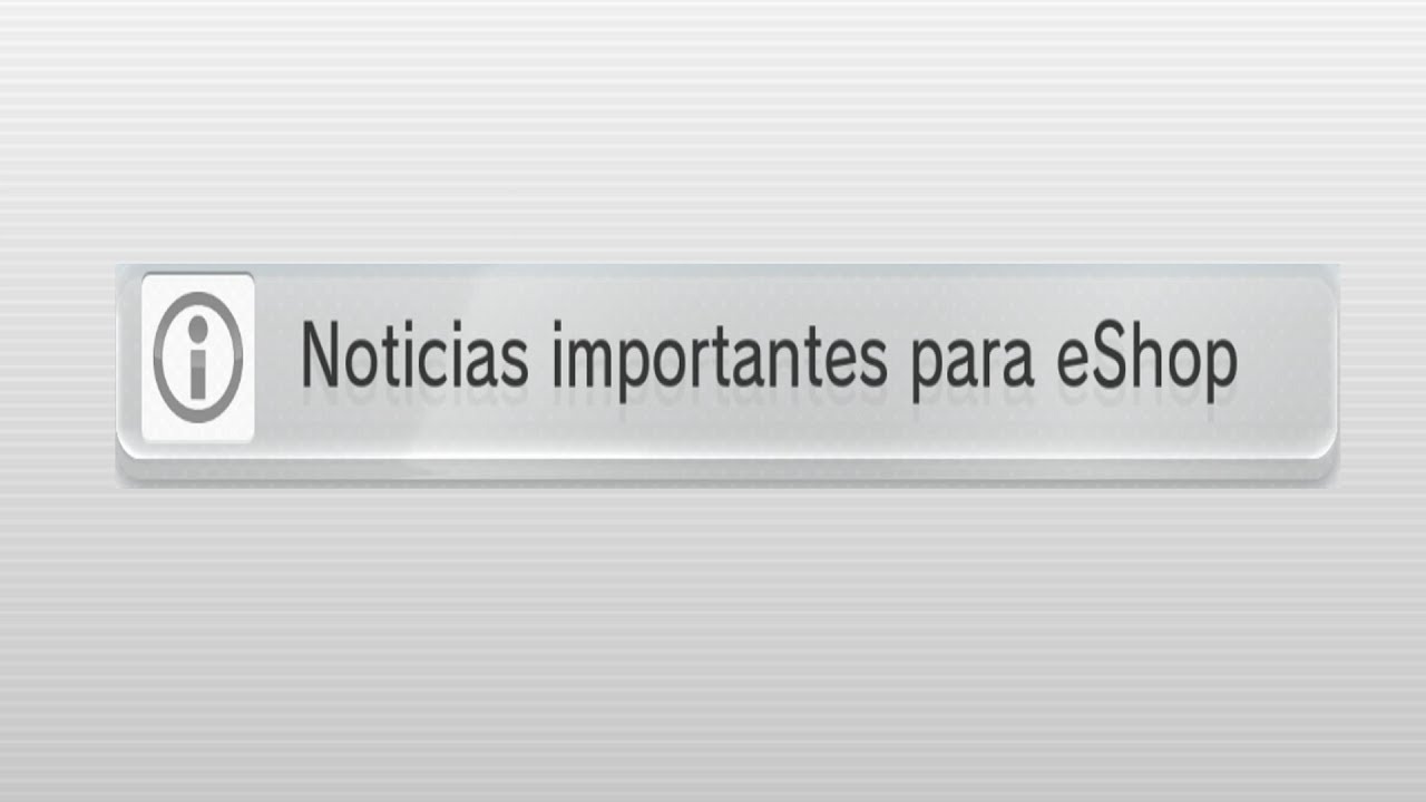 Nintendo eShop Announcement (Wii U Preview) - YouTube