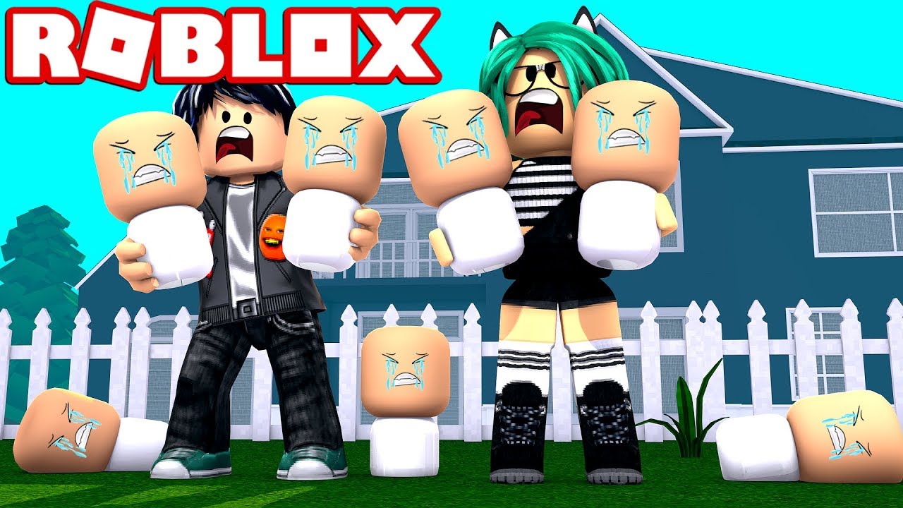 ADOPTAMOS A TODOS LOS BEBES de ROBLOX😨😱 - YouTube
