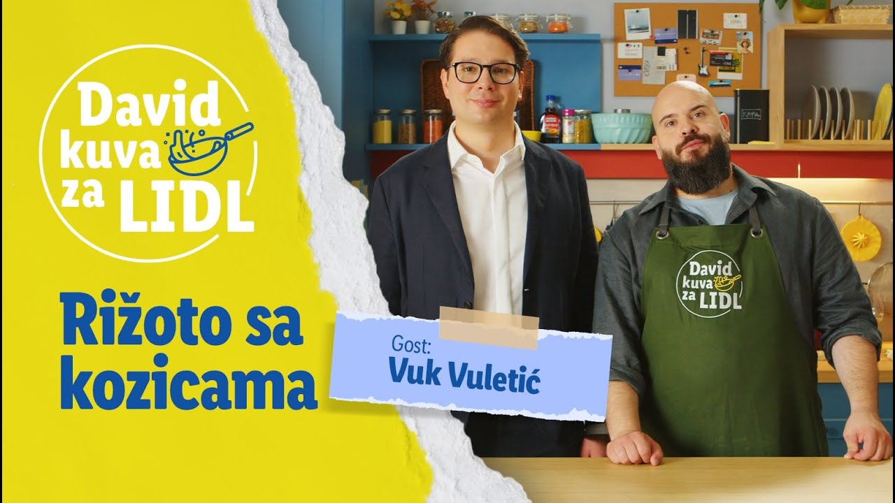 Rižoto sa kozicama│gost Vuk Vuletić│David kuva za Lidl│Lidl Srbija ...
