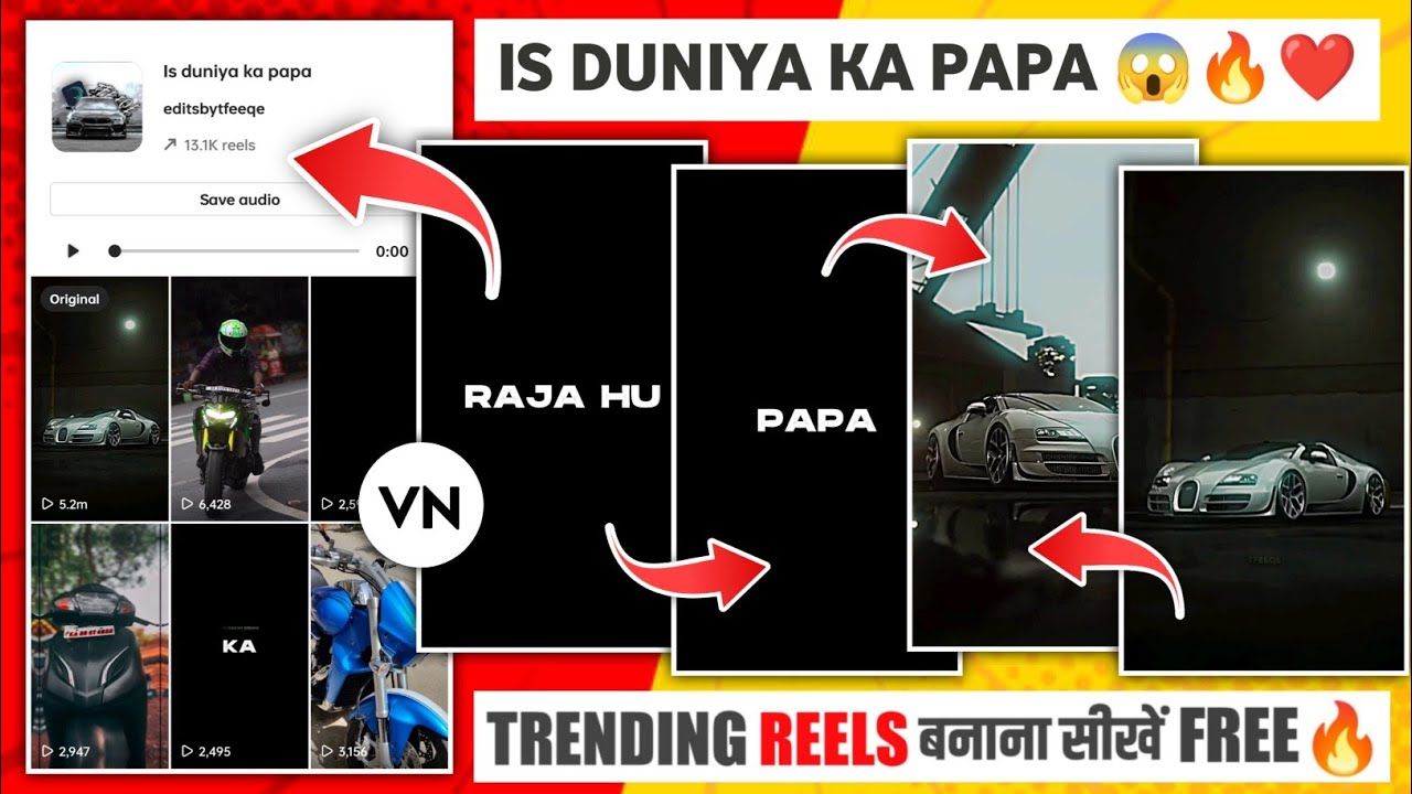 Is Duniya Ka Papa Reels Editing - YouTube
