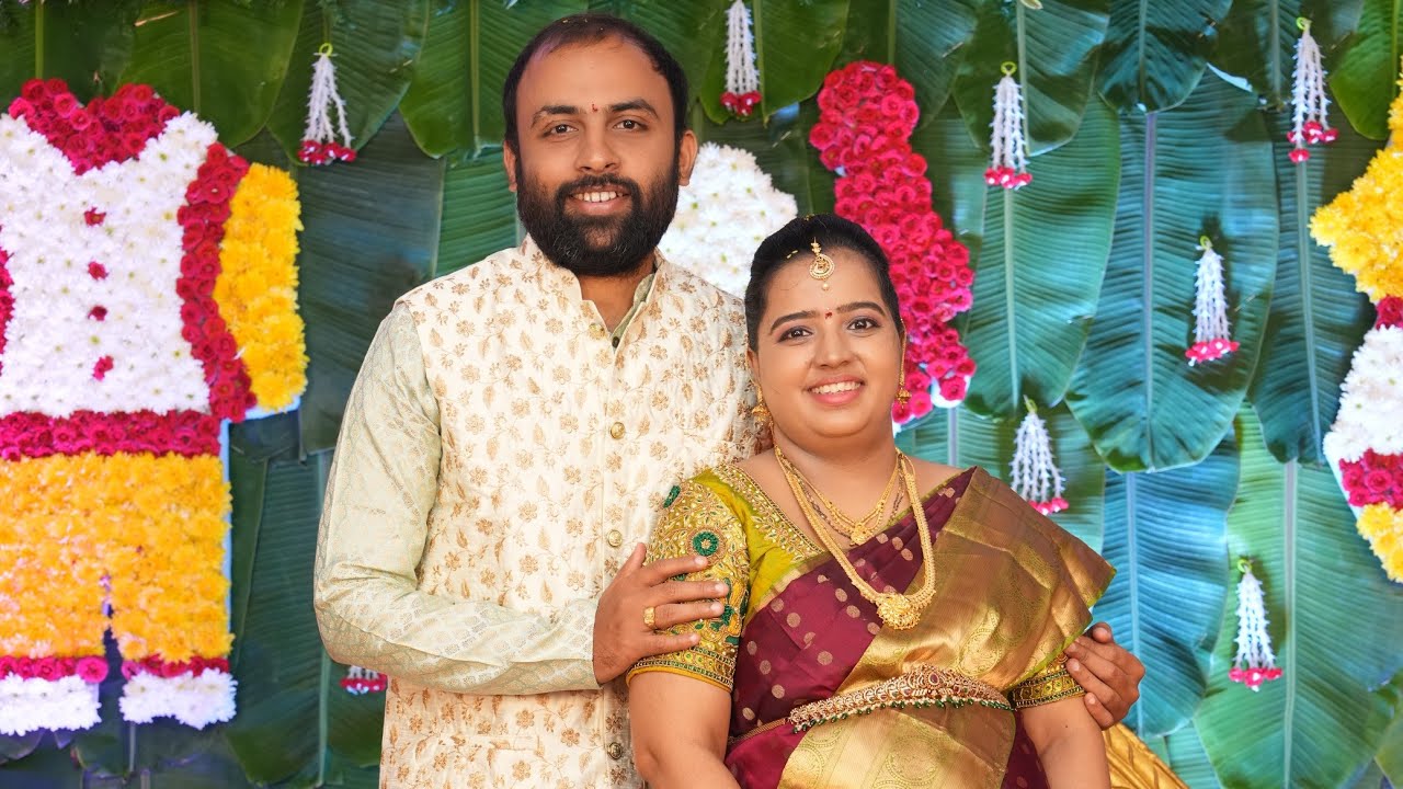 Traditional Seemantham Function of Gouthami:Celebrating Motherhood in ...