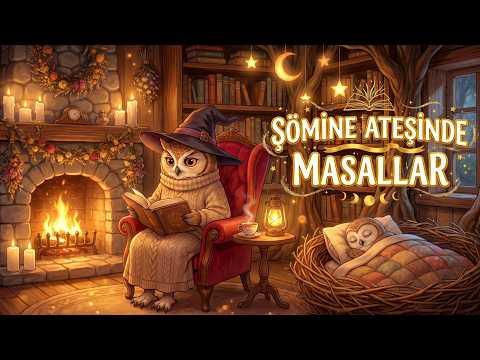 Şömine Çıtırtısıyla Ormanda Uyku Masalı 🌲 Altı Kanatlı Küheylan Hikayesi | Gece Masalları Dinle