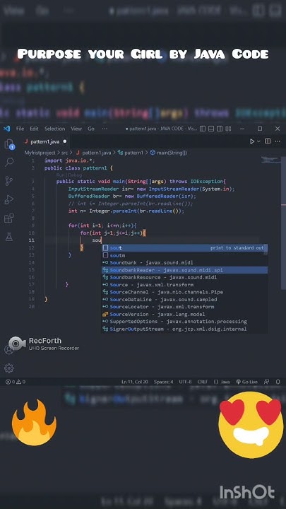 Purpose your girl using Java code😱#shorts #shortvideo #webdesign #code #code with harry - YouTube