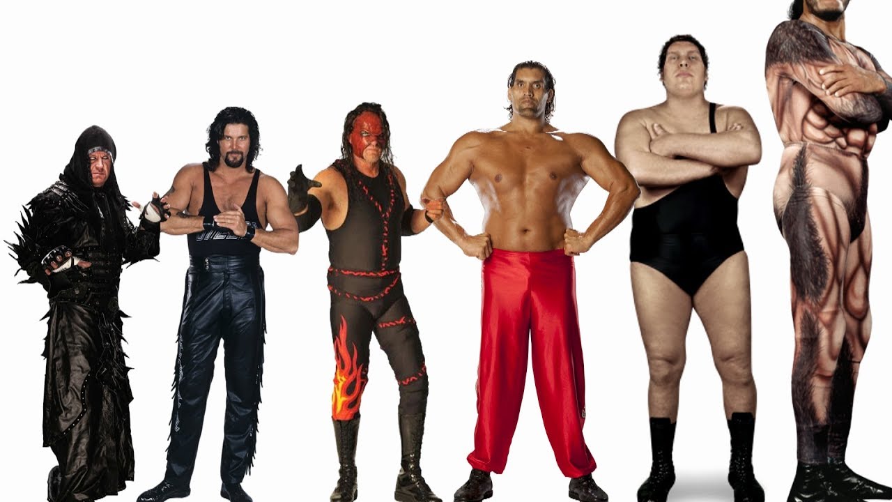 Los Luchadores MÁs Altos De La Wwe Youtube