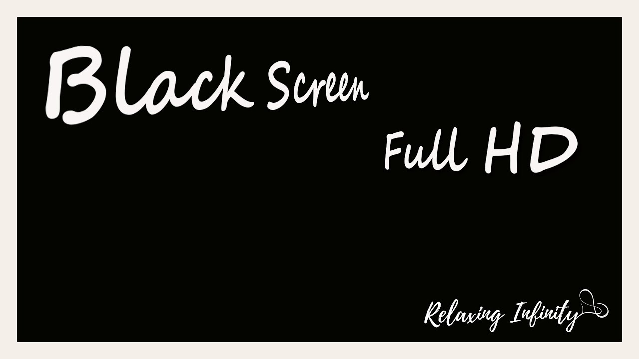 Black Screen Ambience - 10 Hours Of Pure Black Screen In Full HD ...