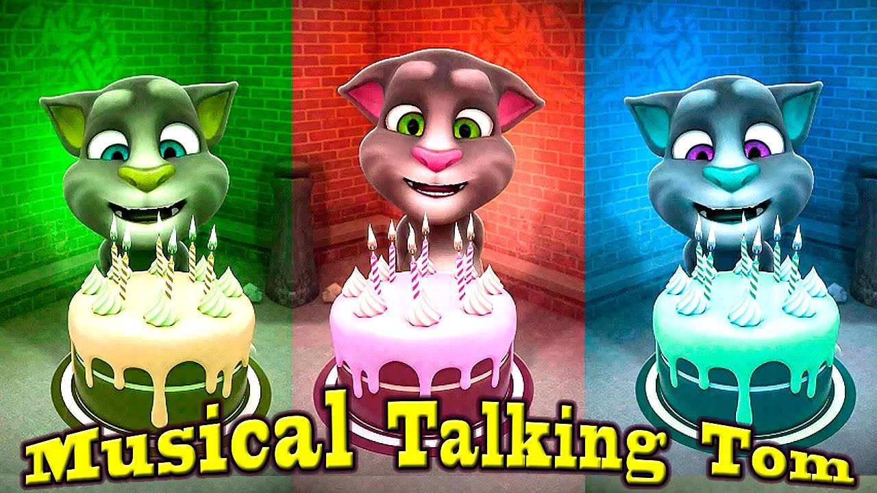 My Talking Tom Funny Moments 🐱😂 Happy Birthday ️ Gameplay Mobile # ...