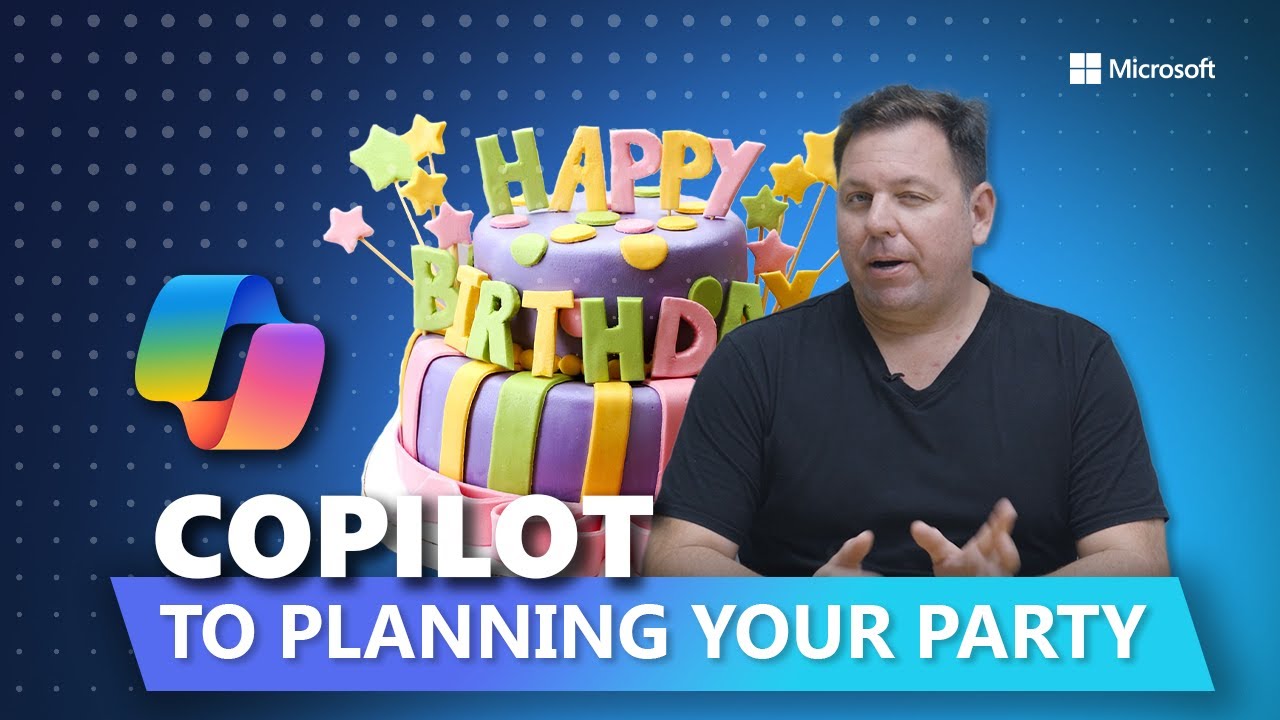 Copilot to planning your perfect party - YouTube