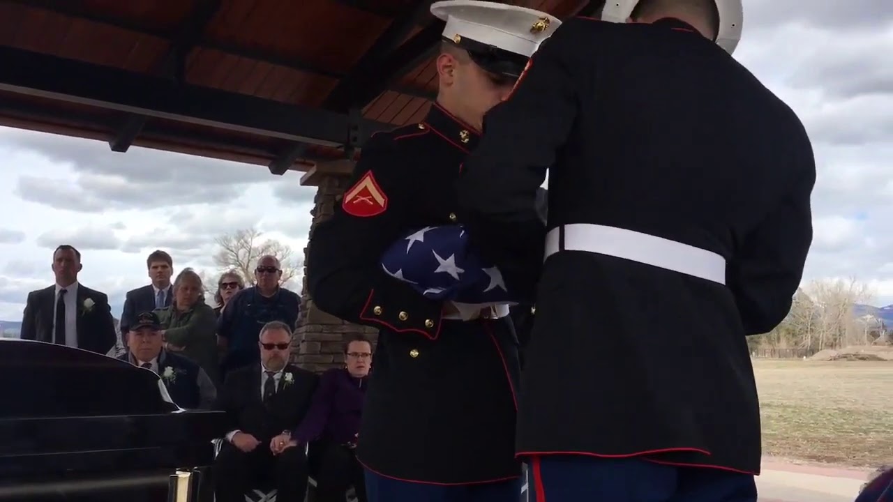Honors for USMC Gunnery Sergeant (Ret) Charles Kenneth Miller Jr - YouTube
