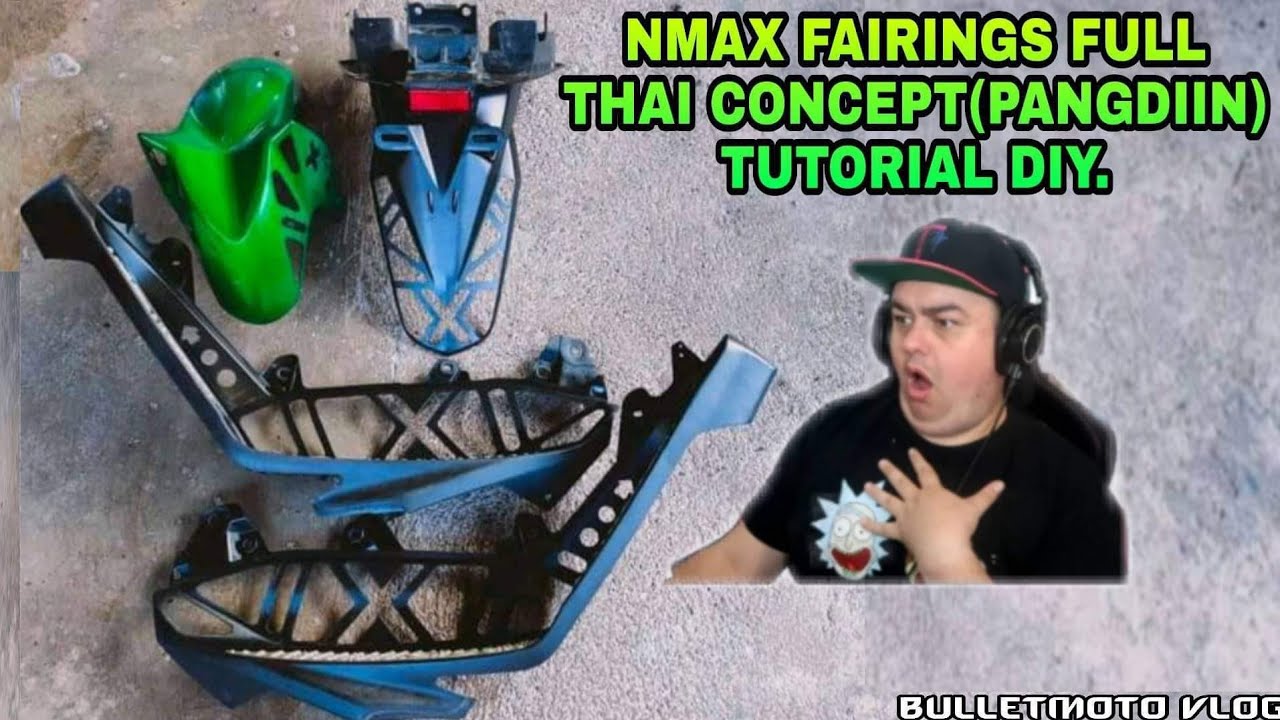 NMAX FULL BODY FAIRINGS CUTTING THAI CONCEPT TUTORIAL(DIY) PANGDIINAN ...