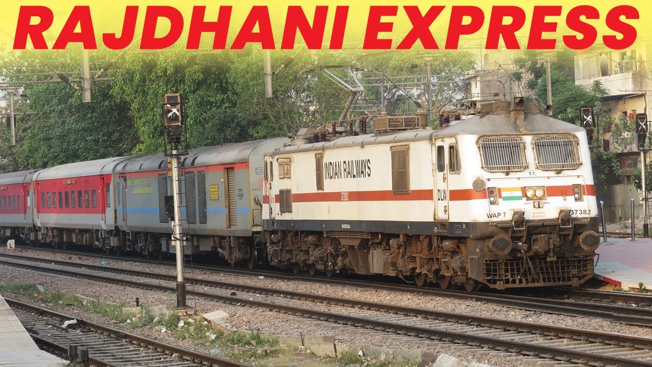 Diesel vs Electric Acceleration | Swarna Jayanti Rajdhani Express - YouTube