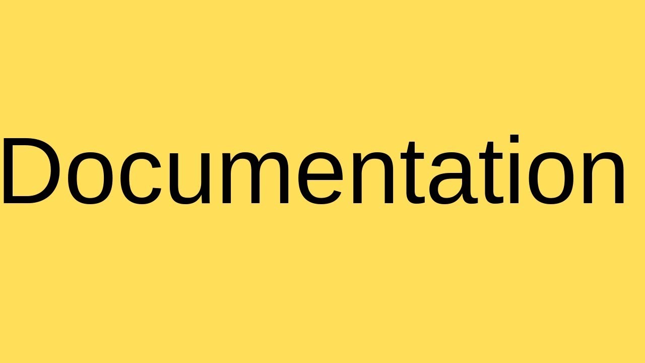What Is Meaning Of Video Documentation at Janis Mcgrath blog