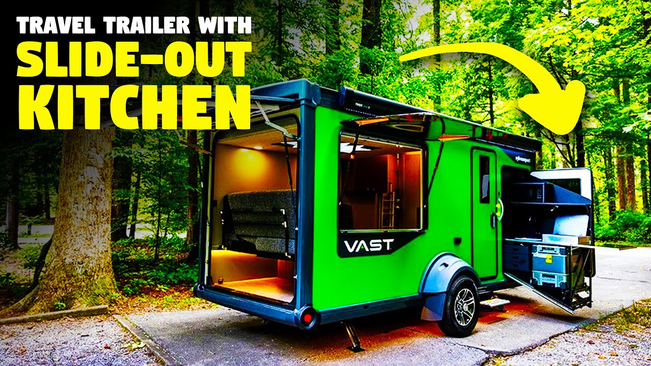 The Vast camping trailer for a slide-out kitchen and maximum gear ...