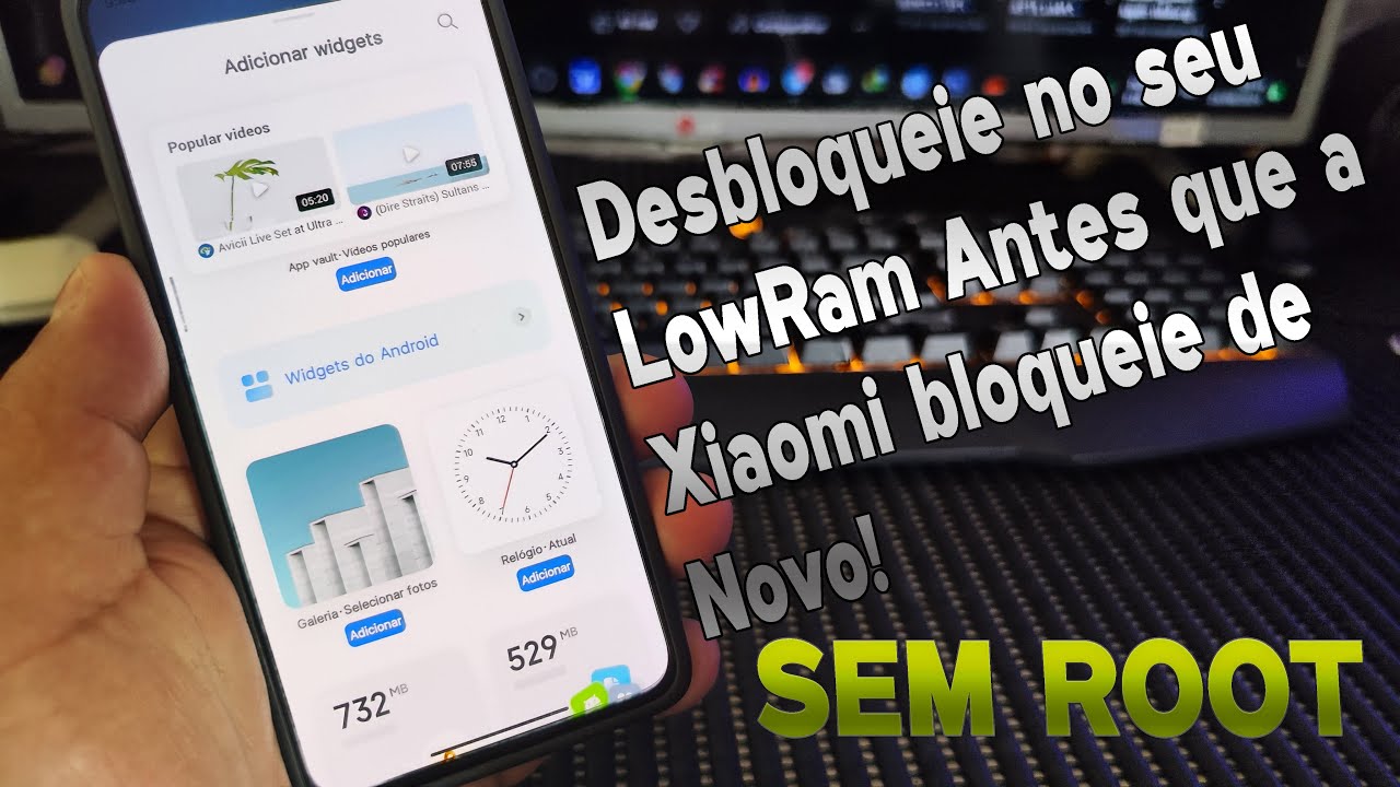 ATIVANDO OS WIDGETS DA HYPER OS NO SEU LOWRAM SEM ROOT - YouTube
