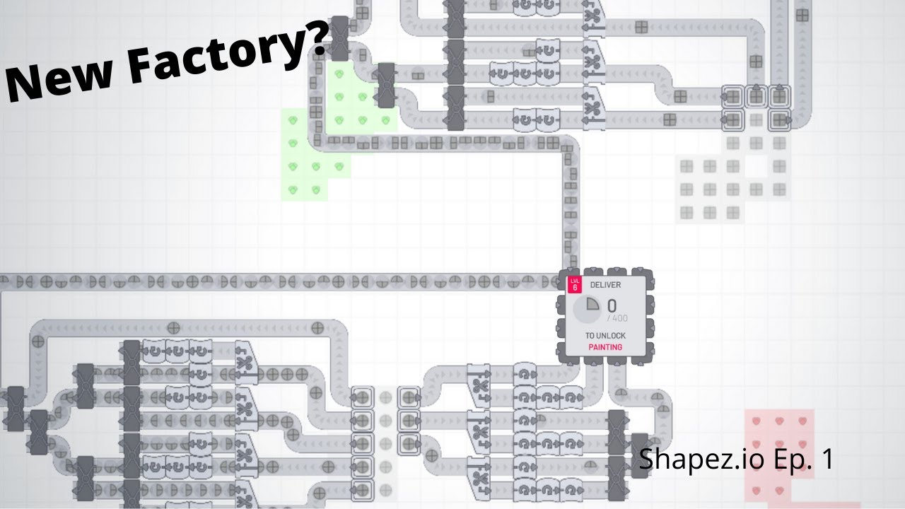 New Factory?| Shapez.io Ep. 1 - YouTube