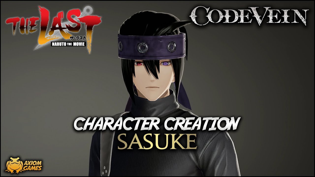 Code Vein - Sasuke Character Creation (Naruto The Last) - YouTube