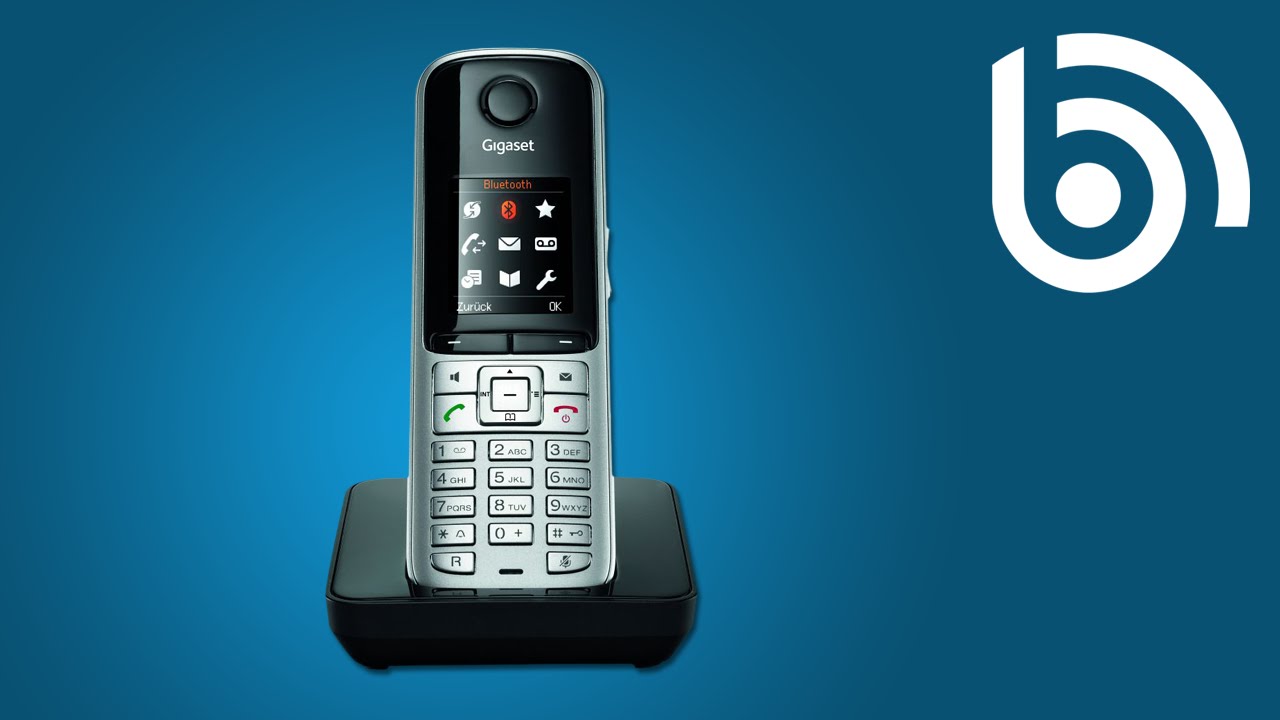 Gigaset S810H Cordless DECT Phone Introduction - YouTube