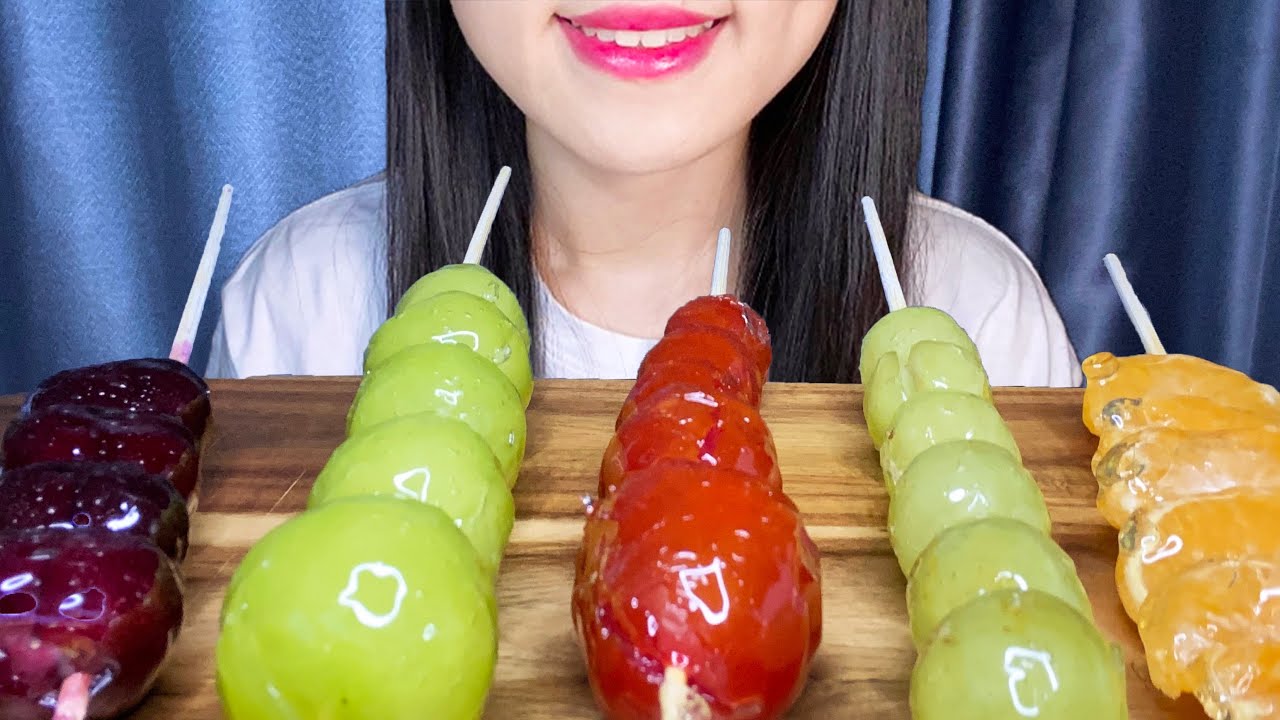Asmr 왕가 탕후루 먹방 Tanghulu Mukbang Youtube