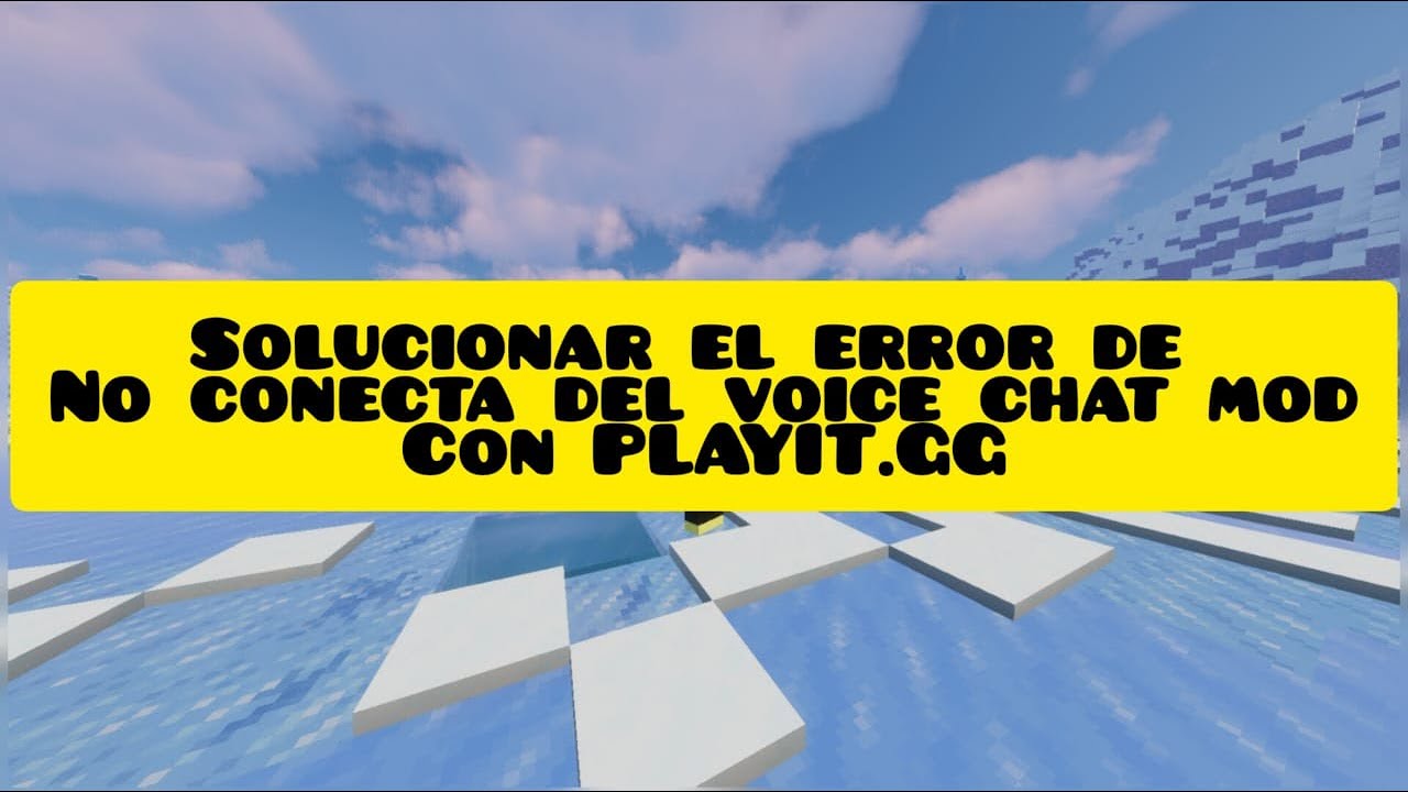 Cómo Configurar Voicechat Con Playit Gg Minecraft Youtube