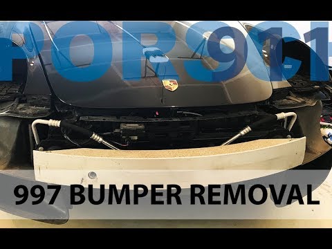 997 Front Bumper Removal - Porsche 911 997 Style Transformation - YouTube