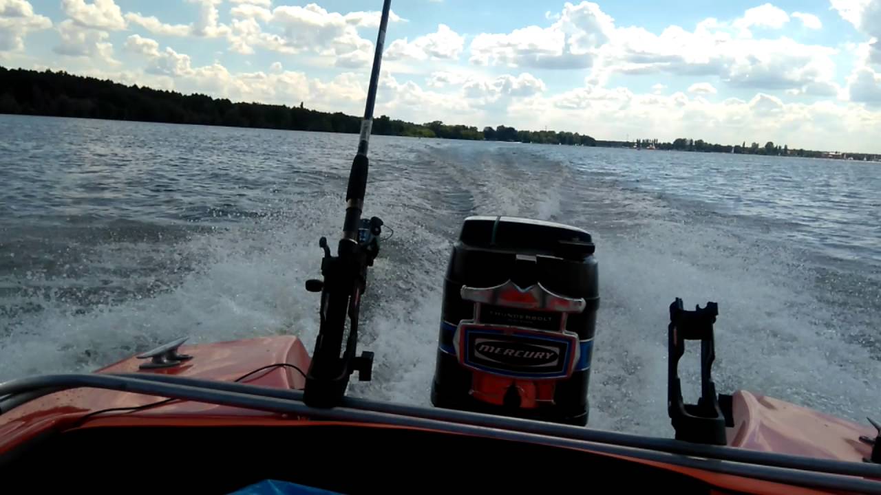 MERCURY 500 thunderbolt 50 hp zegrze - YouTube