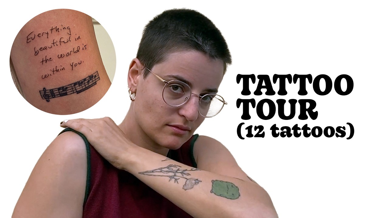 Tattoo Tour of an Artist (my lore through tattoos) - YouTube