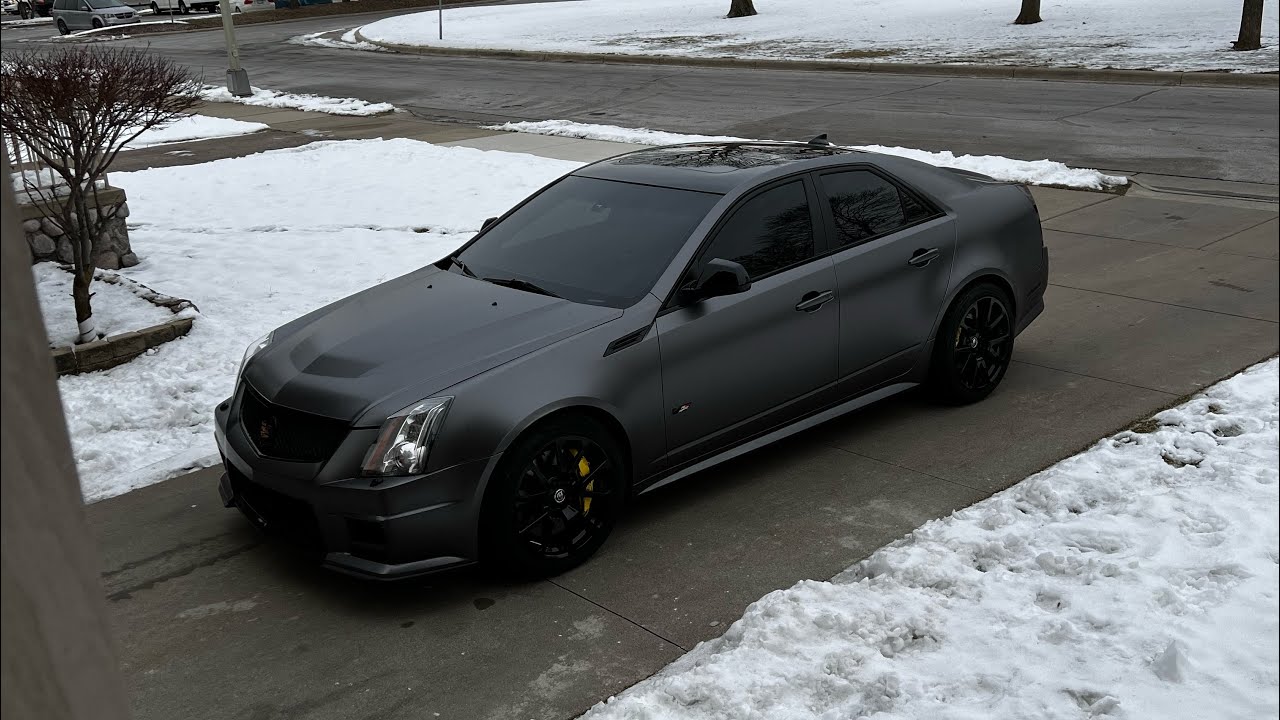 MY CTS-V IS FINALLY DONE!! **BIG TRANSFORMATION** - YouTube