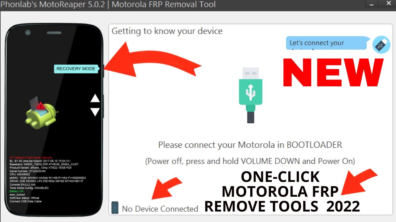 Motoreaper V5.0.2 Motorola One Click Frp Tool 2022 - YouTube