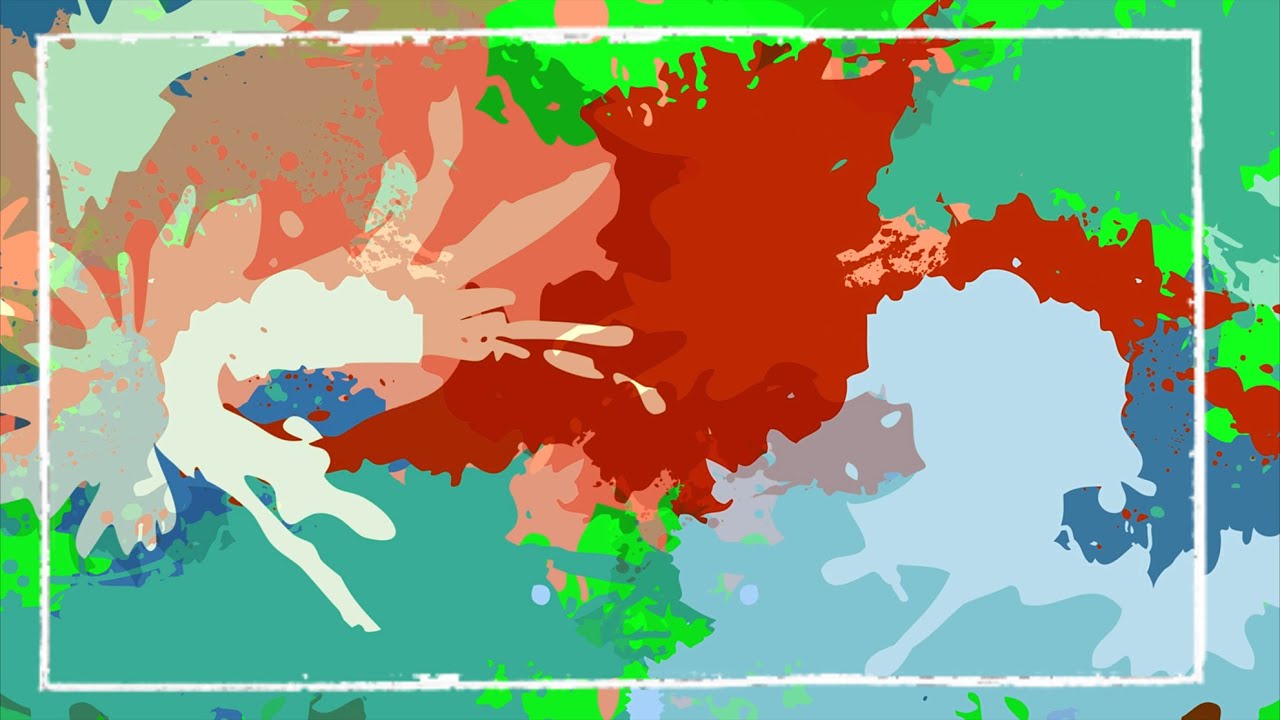 New Amazing green screen ink splatter photo slide | motion graphics ...