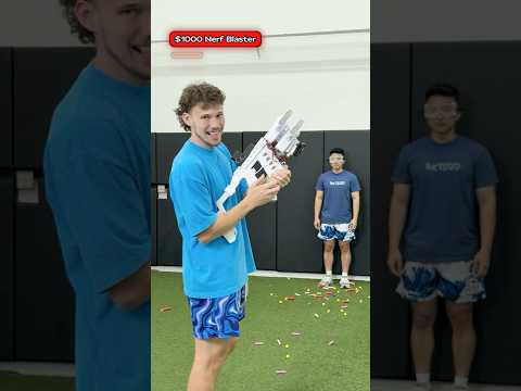 $1 Nerf Blaster Vs $1000 Nerf Blaster