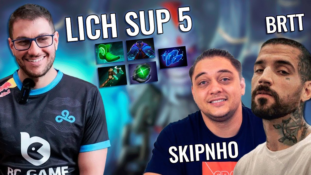 LICH SUP 5 - COM brTT, Skipinho, Moura e K13 - YouTube