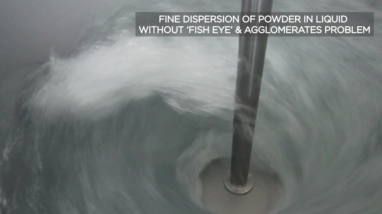 Fine dispersion/emulsion without agglomerates with High Speed Disperser ...