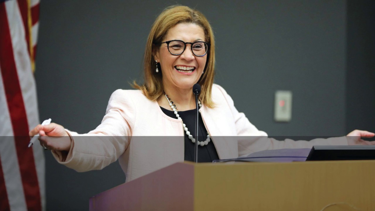 NJSBA 2019-2020 President Evelyn Padin - YouTube