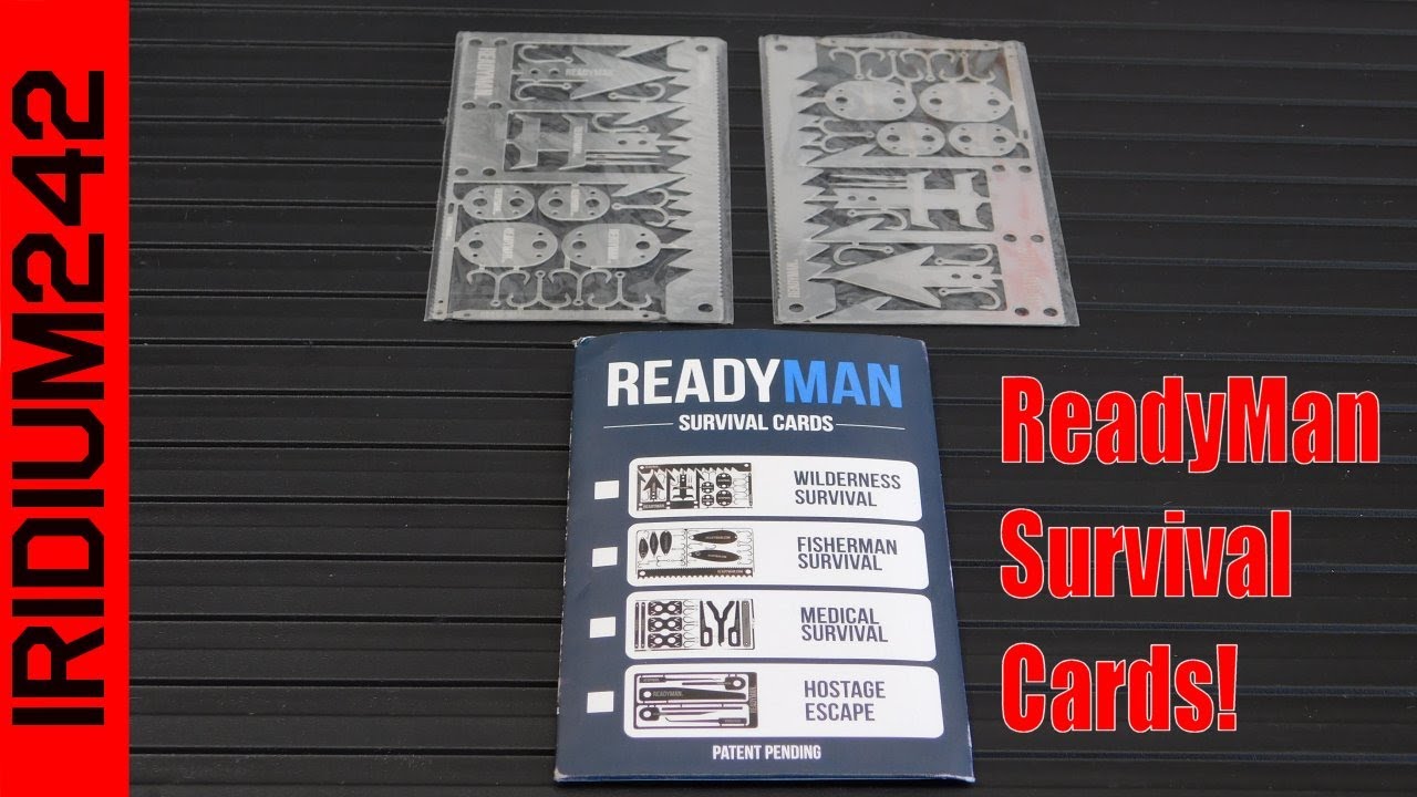 Readyman Survival Cards - YouTube