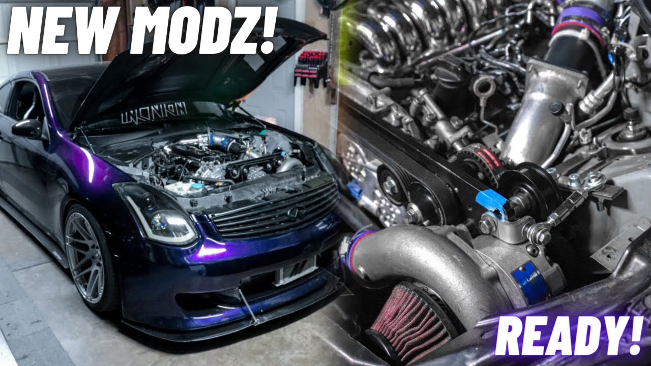 Installed $400+ in MODs on my BOOSTED G35 right before TUNE DAY! - YouTube