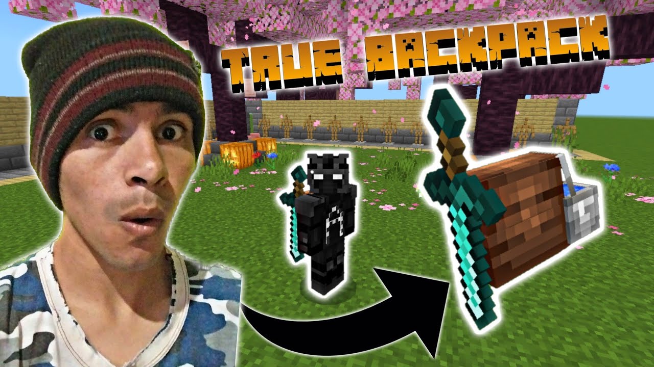 TRUE BACKPACK | Addon De Mochila Para Minecraft Bedrock 1.20.10 - YouTube